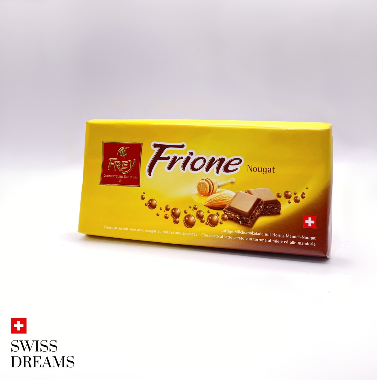 Frione Frey | Nougat Chocolate Bar | SwissDreams