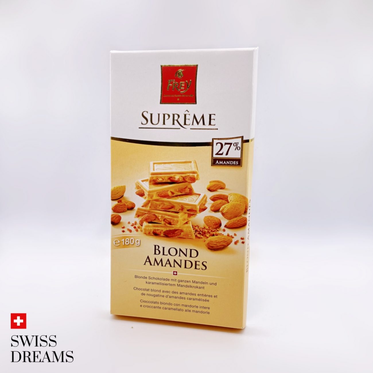 Supreme Frey | Milk Crunchy Nuts Chocolate Bar | SwissDreams